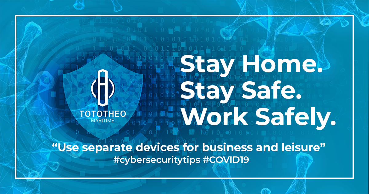 Stay Home. Stay Safe. Work Safely. - Tototheo
